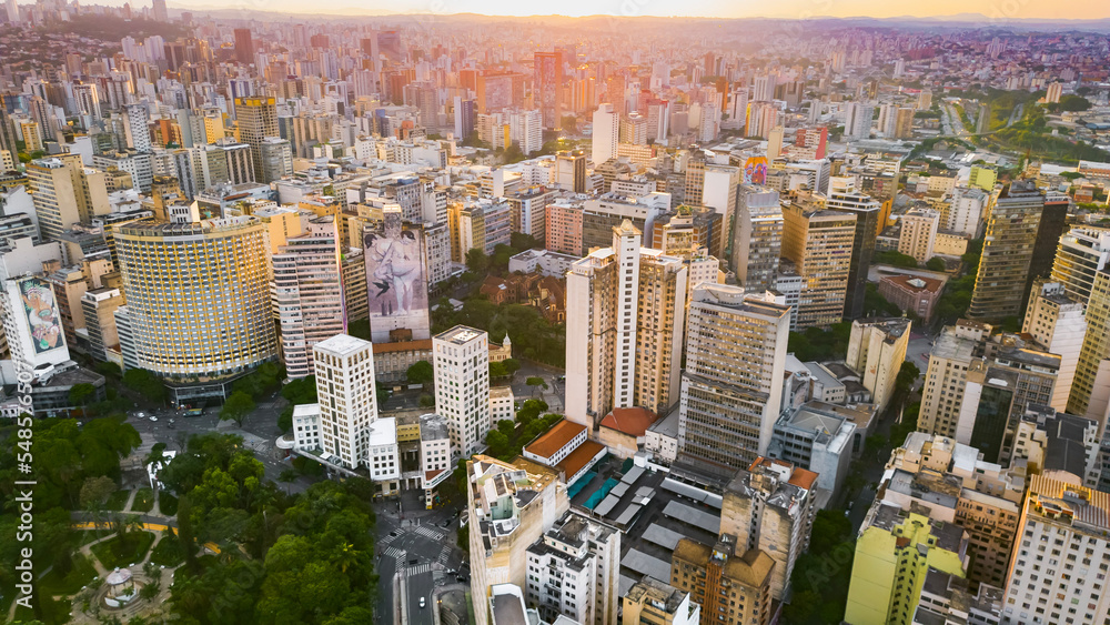 Belo Horizonte Centro Minas Gerais Cidade Capital Metrópole Brasil ...