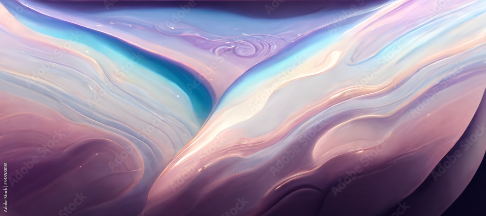 Minimalistic soft waves pearlescent tones gradient background design ...