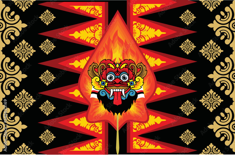 Gunungan Wayang Kulit or the Tree of Life wayang from Indonesia with ...