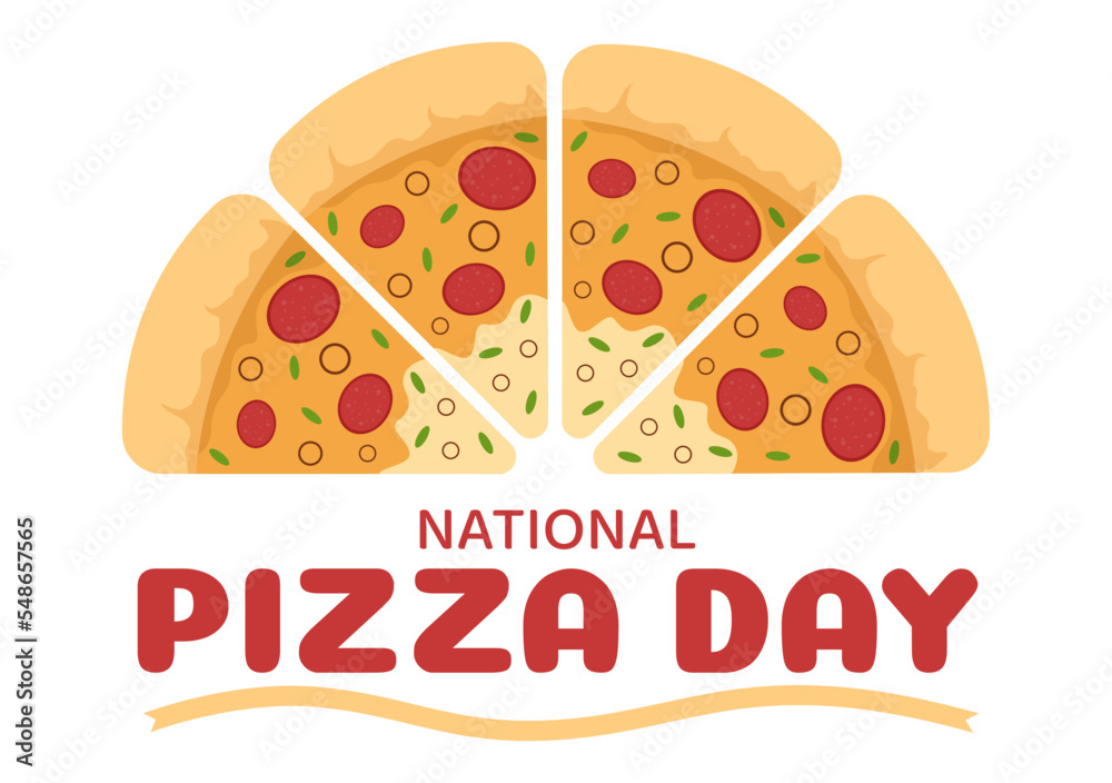 National Pizza Day on Celebration February 9 by Consuming Various Slice ...