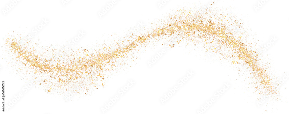 gold curve line glitter Stock Illustration | Adobe Stock