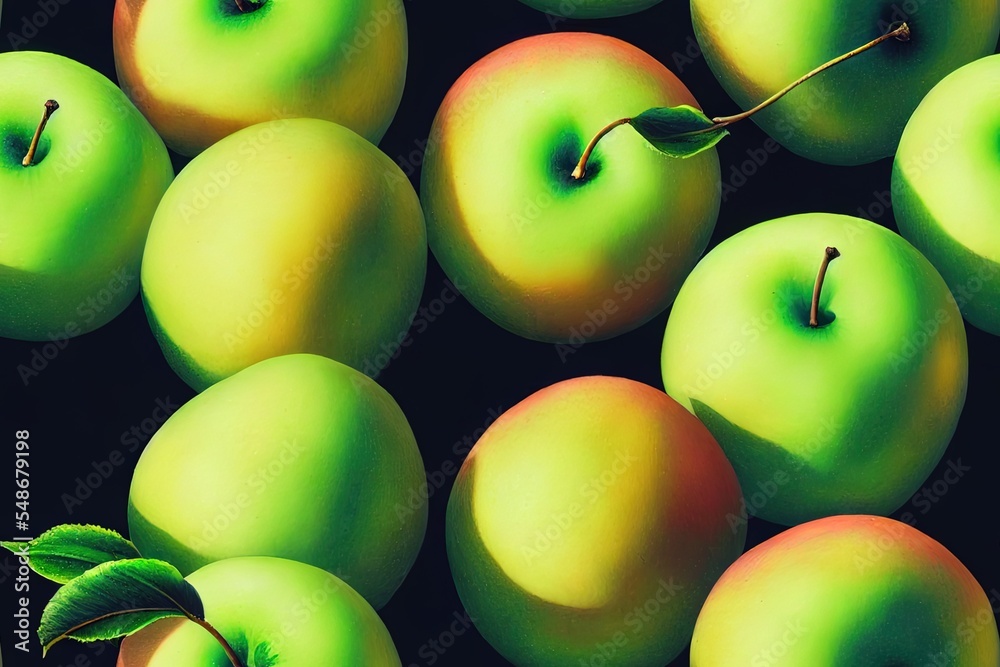 Apple Apples Fruit Seamless Texture Pattern Tiled Repeatable ...