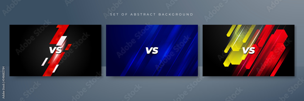 Fight versus vs background. Vector illustration for game, battle ...