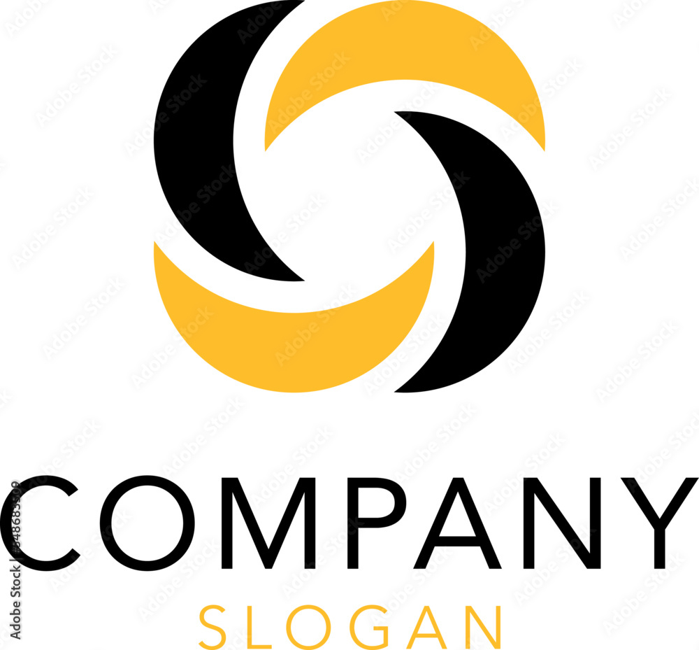 Cercle, Logo Design circulaire Logo circulaire abstrait Stock Vector ...