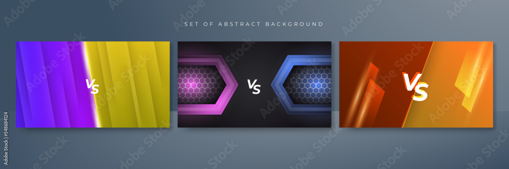 Versus vs background for game, battle, challenge, fight, competition ...