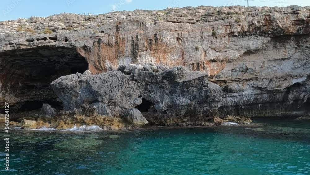 Grotta Dei Giganti or Giants Grotto in Salento, Apulia region in ...