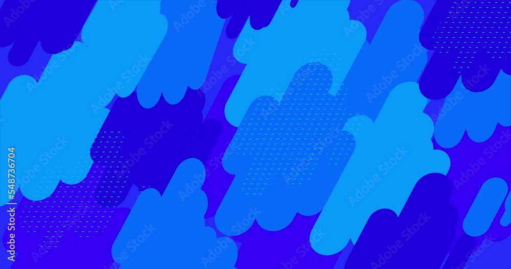 Blue shape background with animation. Graphic wallpaper 4K Stock Video ...