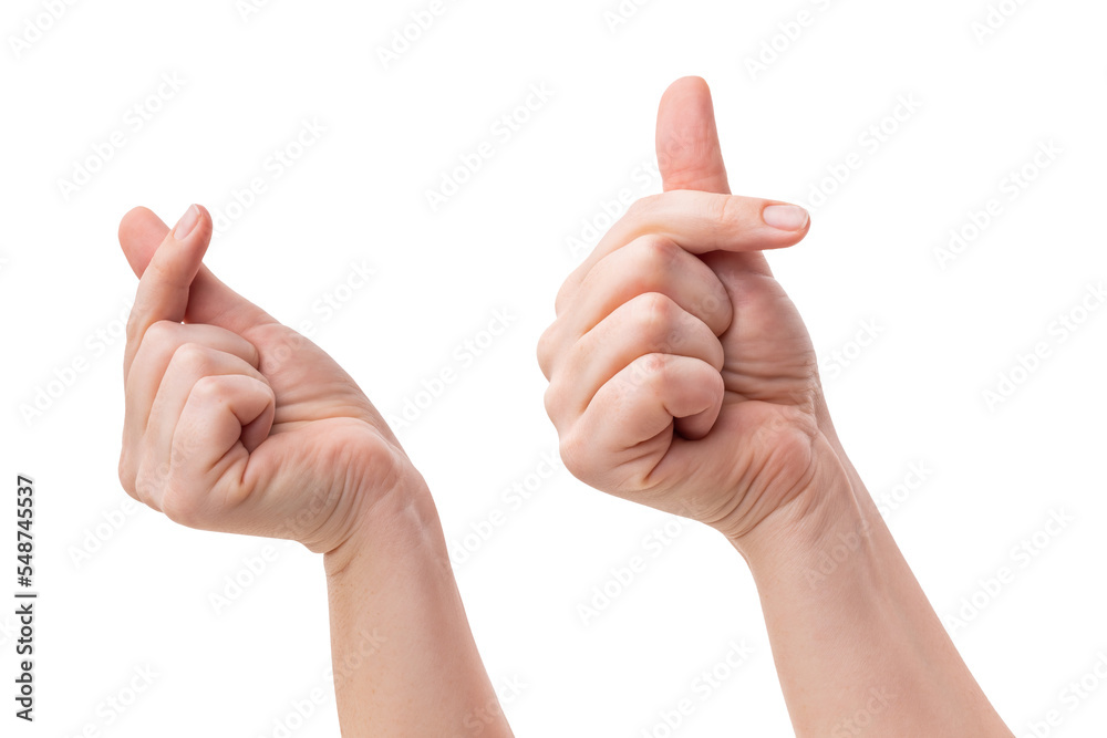 finger heart. Zoomers symbolize love. woman hand showing heart sign ...