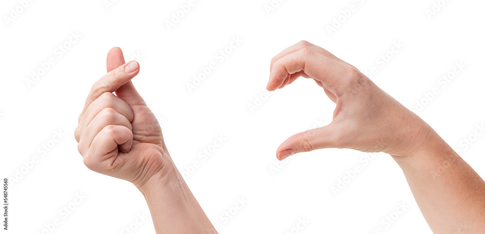 finger heart. Zoomers symbolize love. woman hand showing heart sign ...