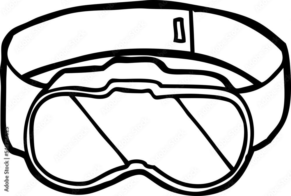 cartoon goggles Stock Vector | Adobe Stock