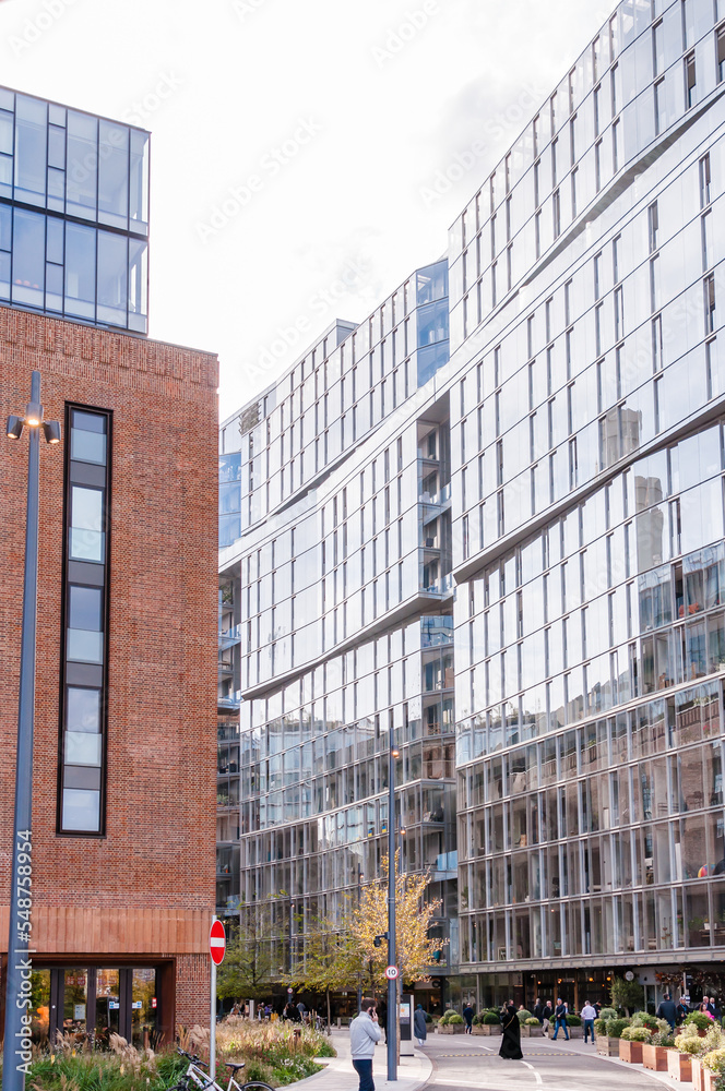 london, united kingdom, october 31, 2022: New mixed use residential and ...