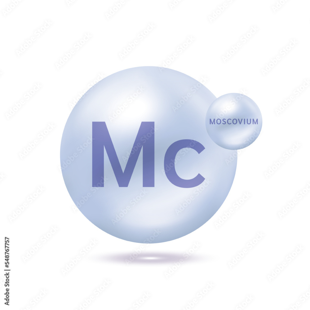 Moscovium molecule models silver purple. Ecology and biochemistry ...