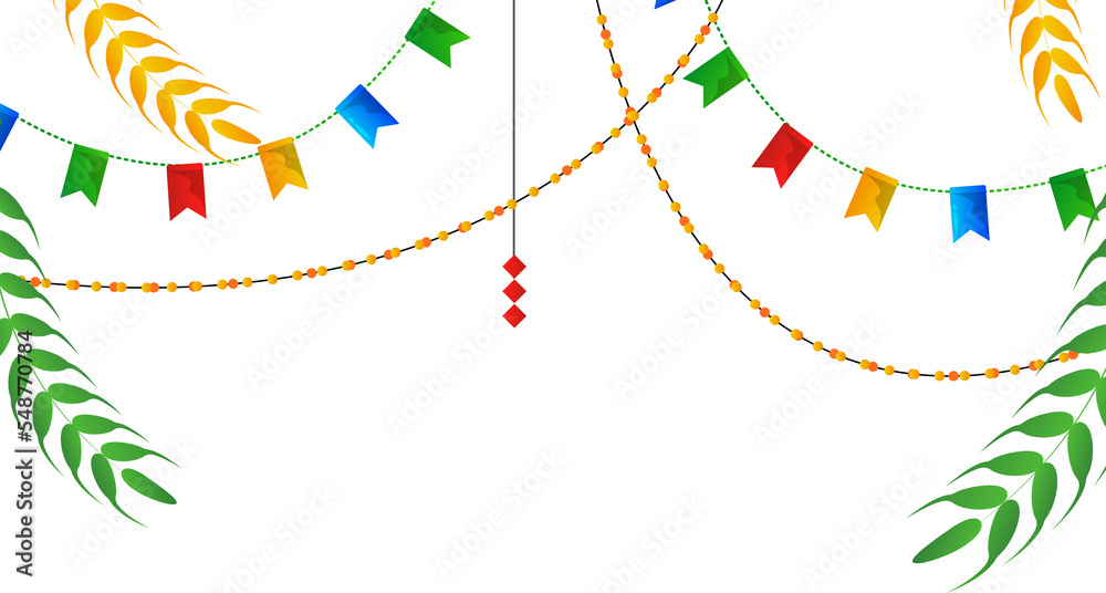 Happy Indian Pongal, cartoon illustration Stock Illustration | Adobe Stock