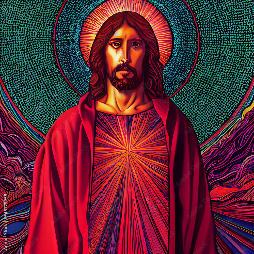 Jesus Christ Stock Illustration | Adobe Stock