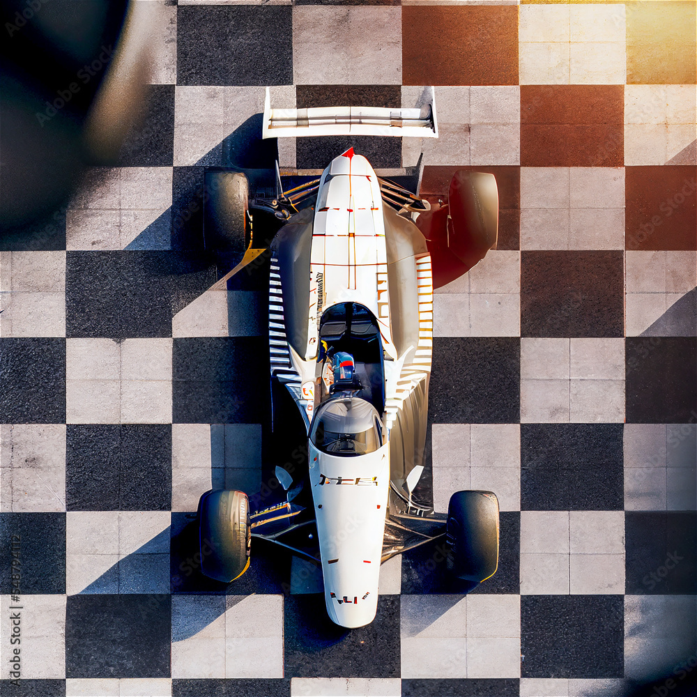 Car race finish line Stock Illustration | Adobe Stock