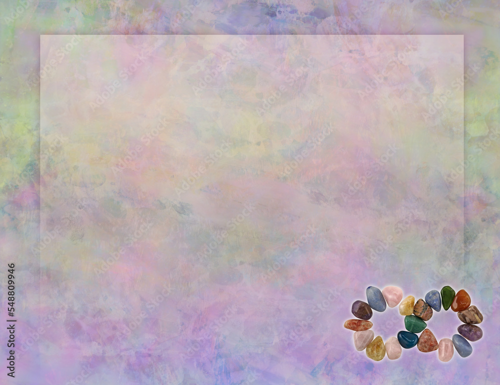 Infinity Healing Crystal rustic Award Diploma Certificate Memo Blue ...