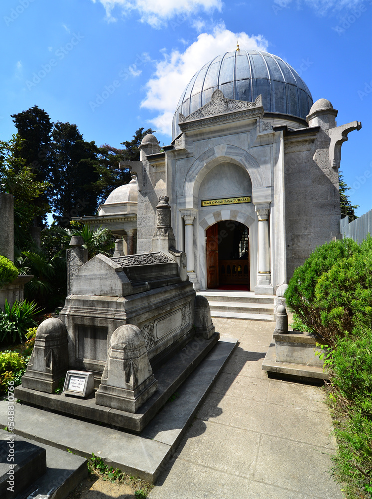 Gazi Osman Pasha Tomb - Istanbul - TURKEY Stock Photo | Adobe Stock