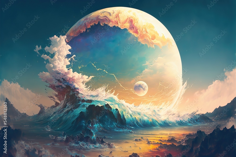 World within worlds - moon as a portal rift to another dimension in ...