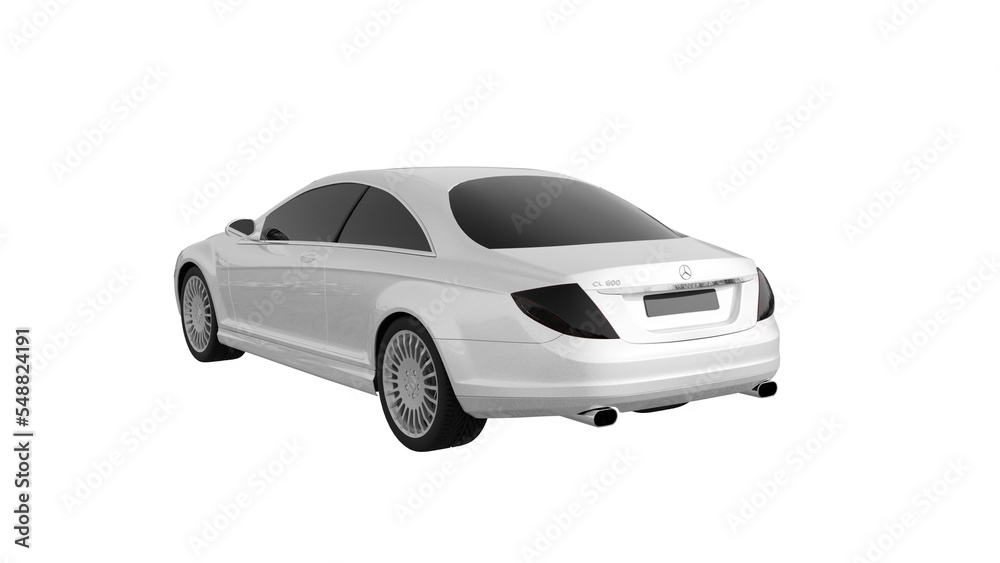 Mercedes CL 3d rendering of Mercedes Benz car on transparent PNG ...