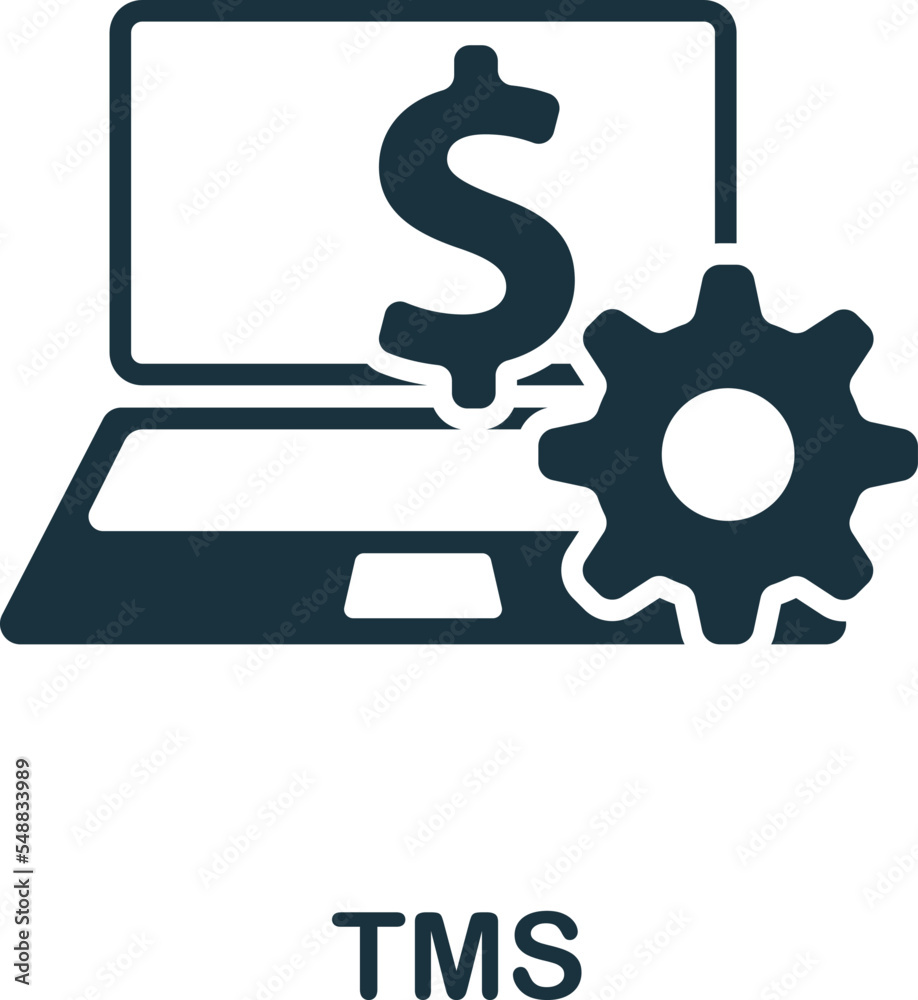 Tms icon. Monochrome simple Talent Development icon for templates, web ...
