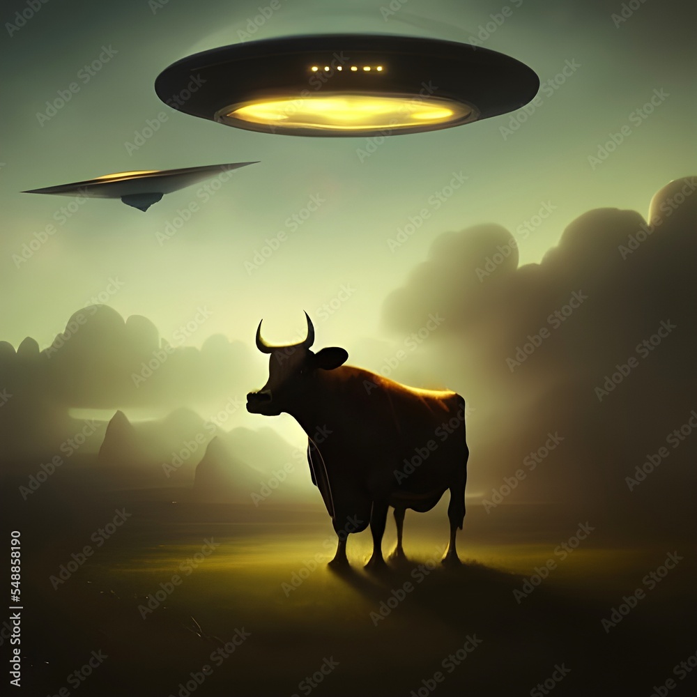 Ufo Abduction Cow