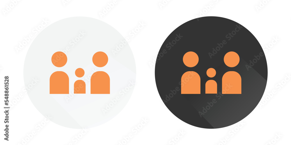 Family, parents and child icon, Family Flat Icon, Parents symbol ...