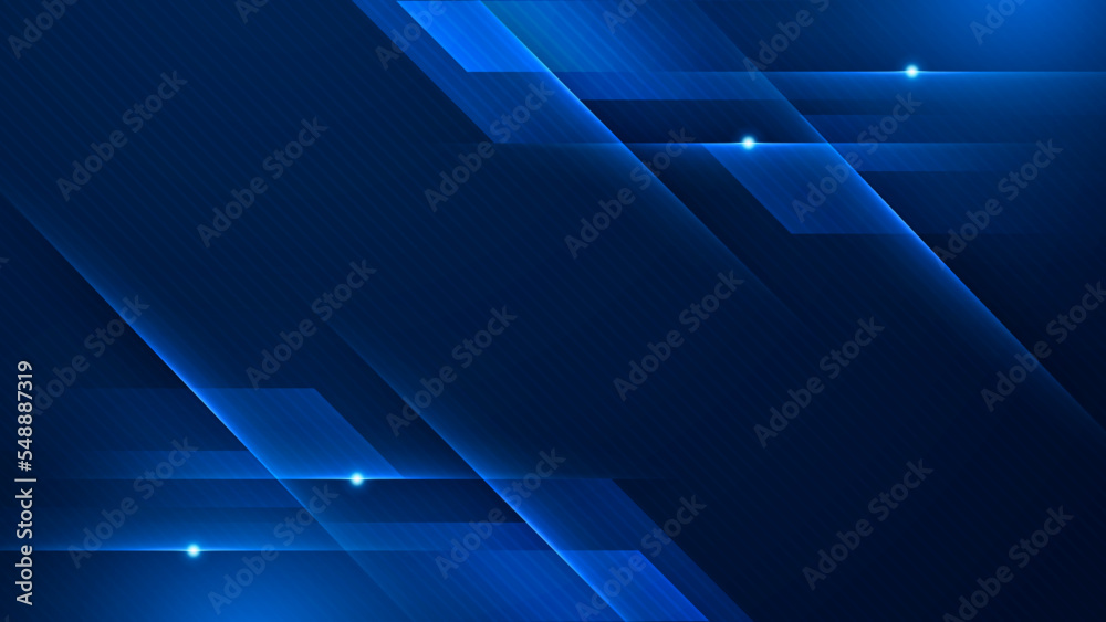 Abstract blue background poster with dynamic. technology network Vector ...