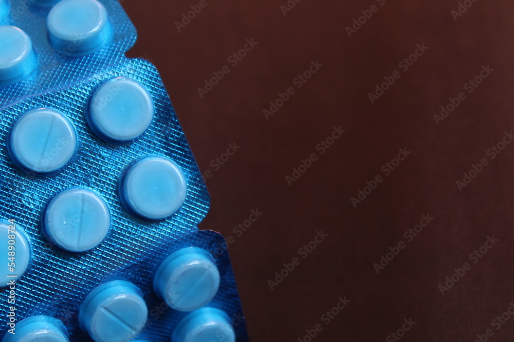 Paracetamol tablets package on a plain background used for fever Stock ...