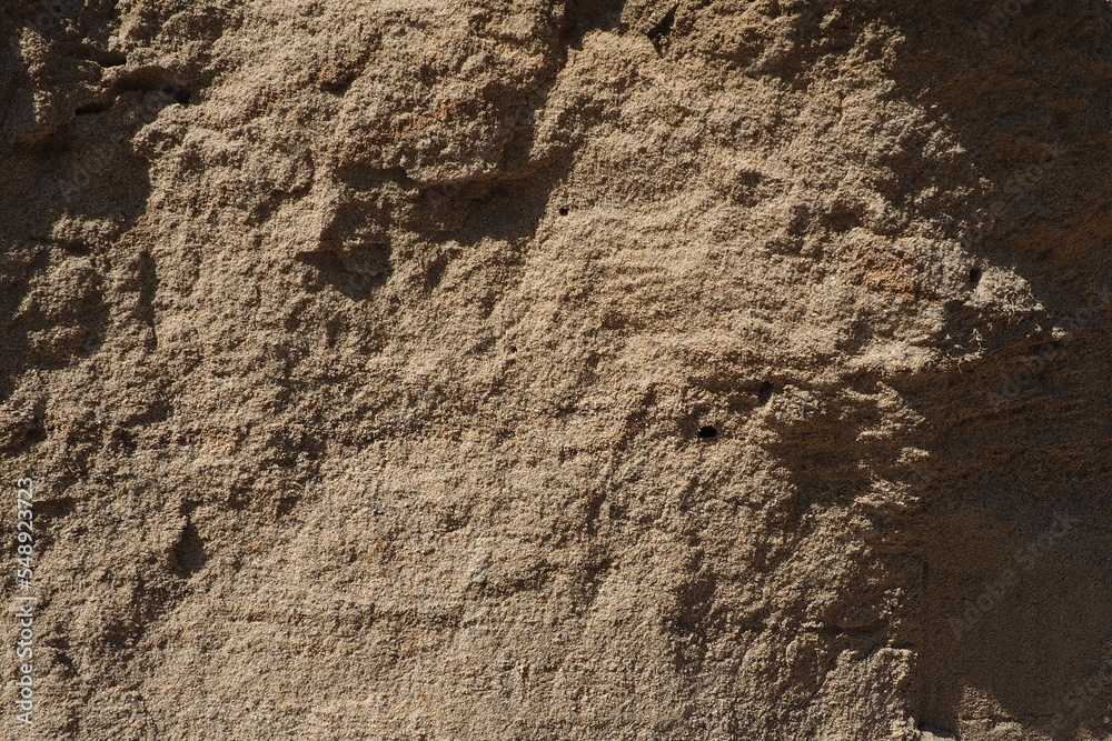 Sandstone is a fragmentary sedimentary rock, a homogeneous or layered ...