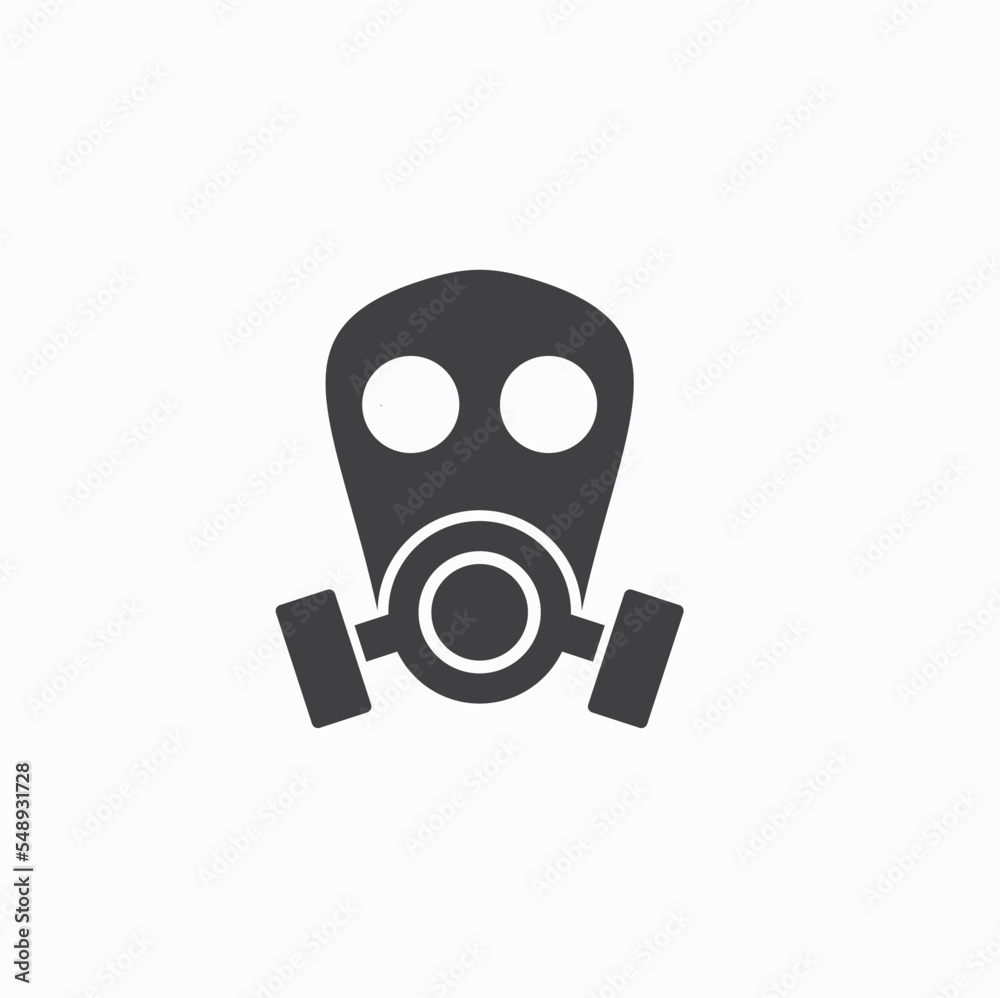 symbol of poison gas, danger, vector art. Stock Vector | Adobe Stock