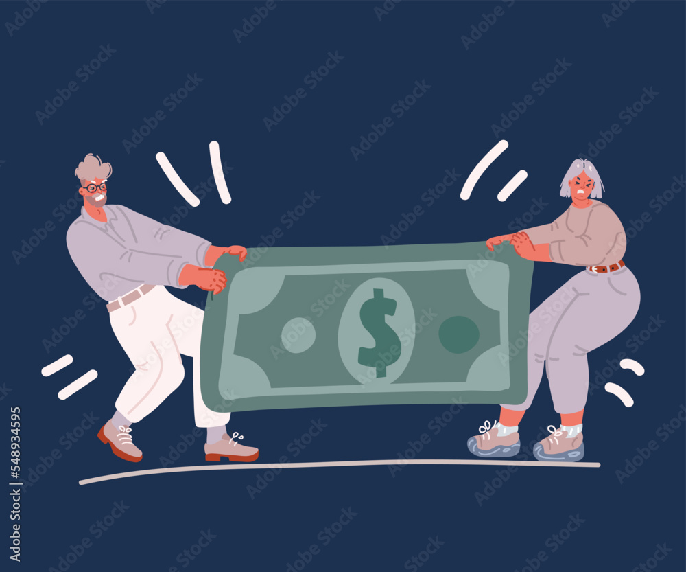 Cartoon vector illustration of Cartoon vector illustration of couple of ...