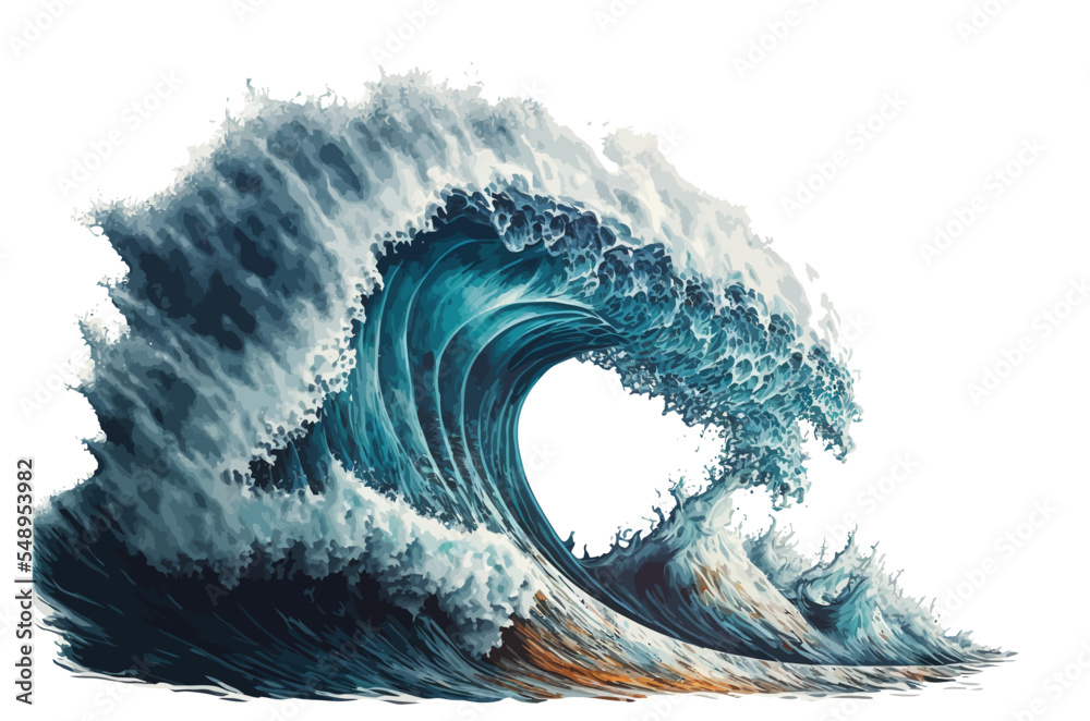 The great wave off kanagawa painting reproduction. Wallpaper design ...