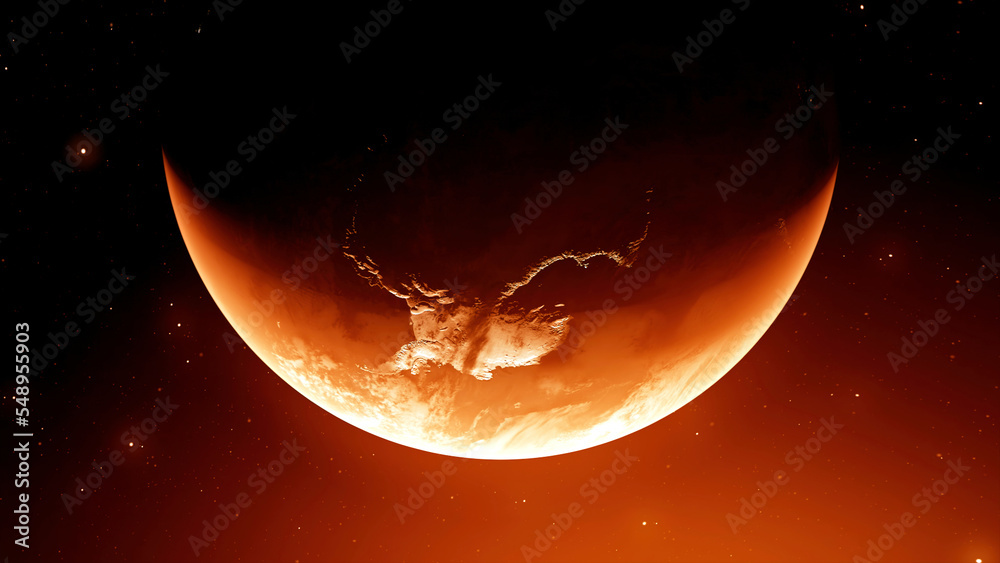 Burns Earth planet earth in outer space. Motion. Apocalypse concept ... Burns Earth planet earth in outer space. Motion. Apocalypse concept ...