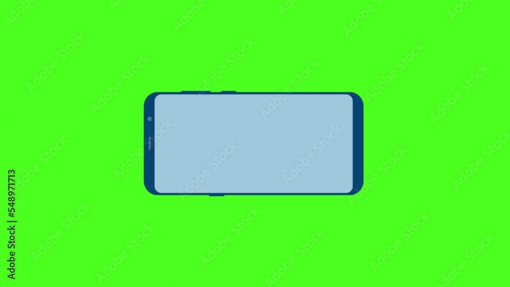 4K Looped tap animation, mobile phone, Adult checking Smartphone ...