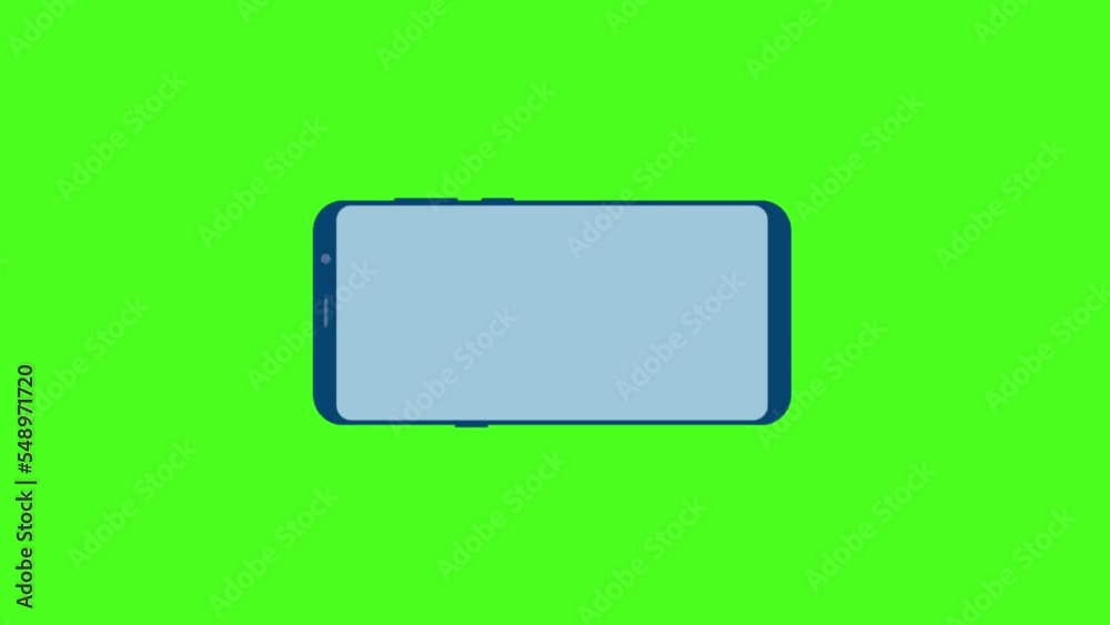 4K Looped tap animation, mobile phone, Adult checking Smartphone ...