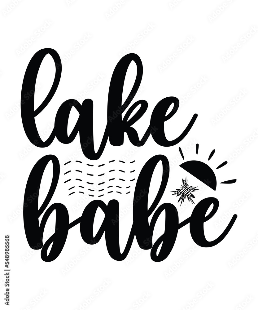 Lake svg,Lake svg design,Lake Life svg, dxf, eps and png, Stock ...