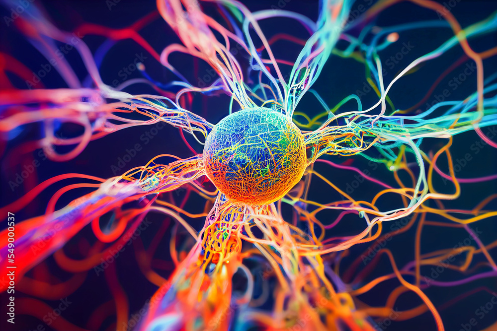nerve pathways in the human body generative ai illustration 02 ... nerve pathways in the human body generative ai illustration 02 ...