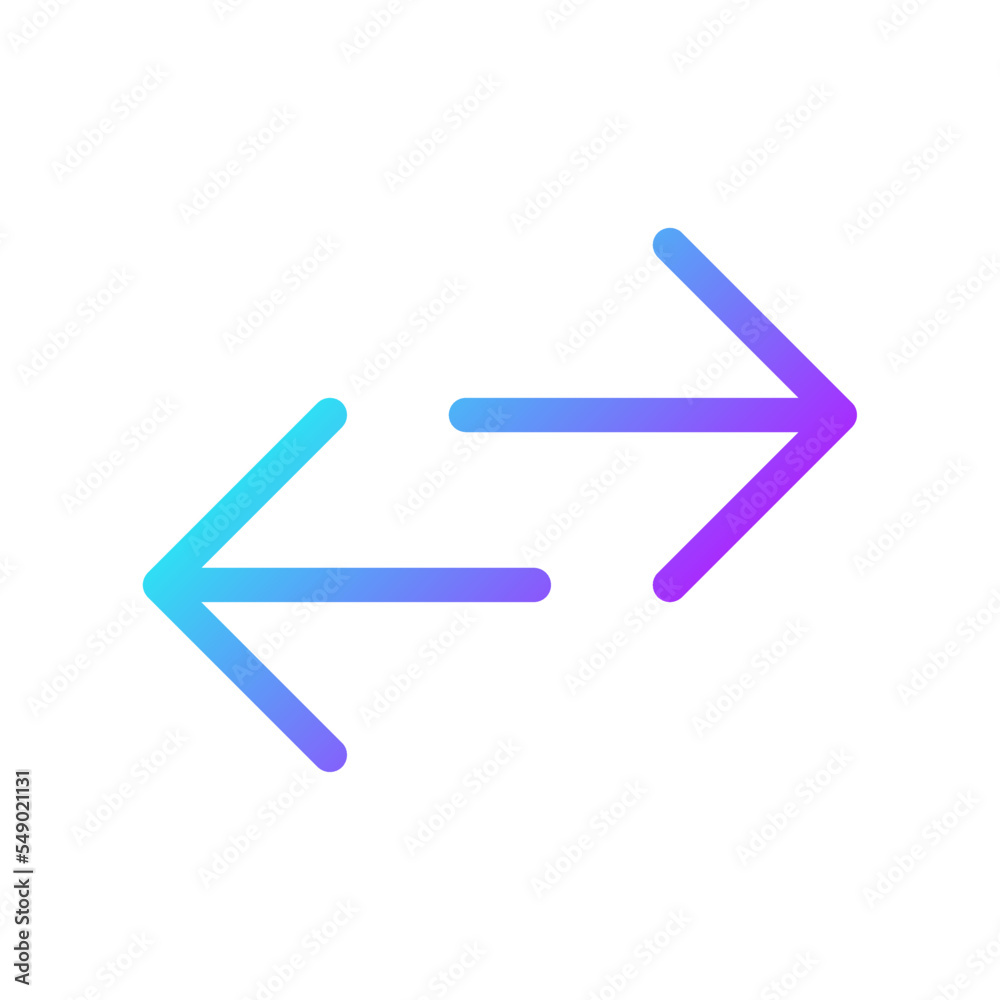 Swap languages pixel perfect gradient linear ui icon. Translator feature. Digital dictionary ...