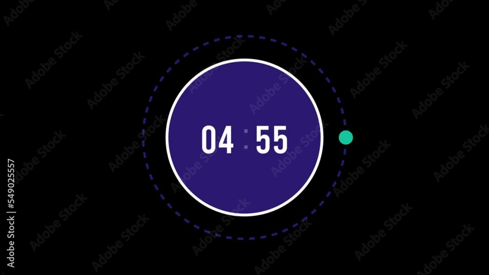Special Clock 5 Minute countdown animation Timer Countdown. Countdown 5 ...