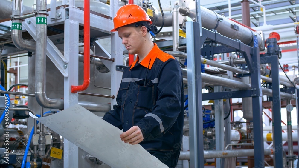An industrial operator of process equipment in a polymer production ...