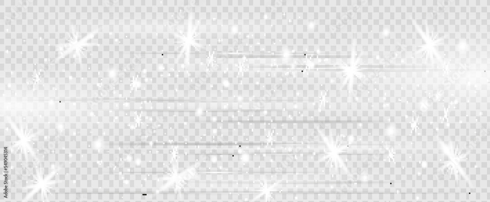 Abstract sparkling glitter texture. Shiny particle effect. Silver ...