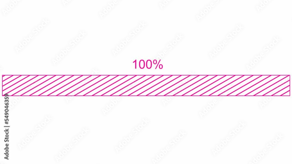 Animated pink loading symbol. Loading bar icon. Sign of download ...