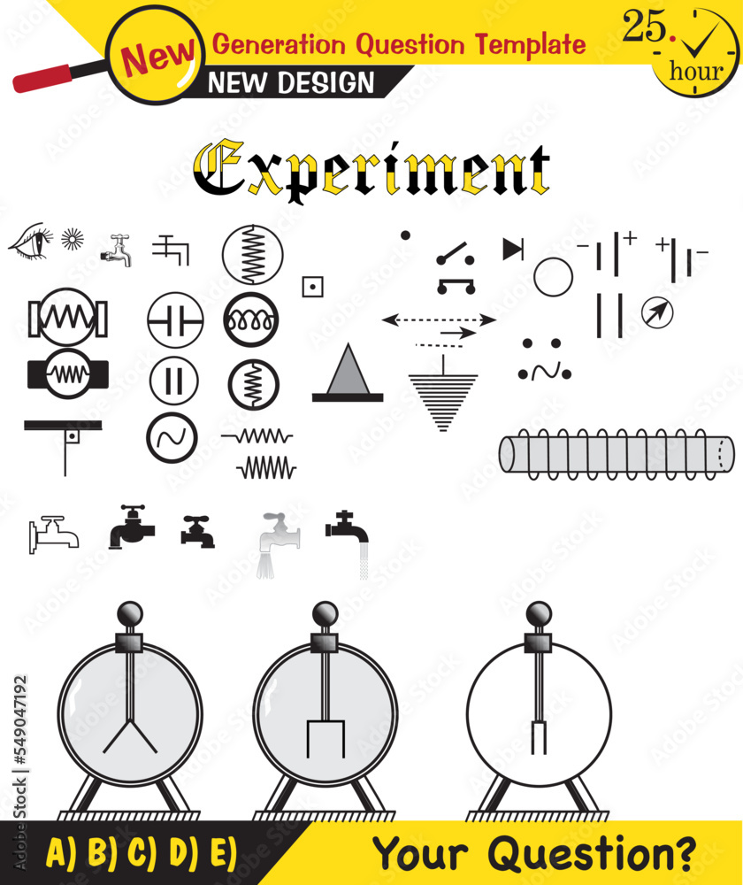 Physics, simple electric motor, alternating current and transformers, electrical circuit ...