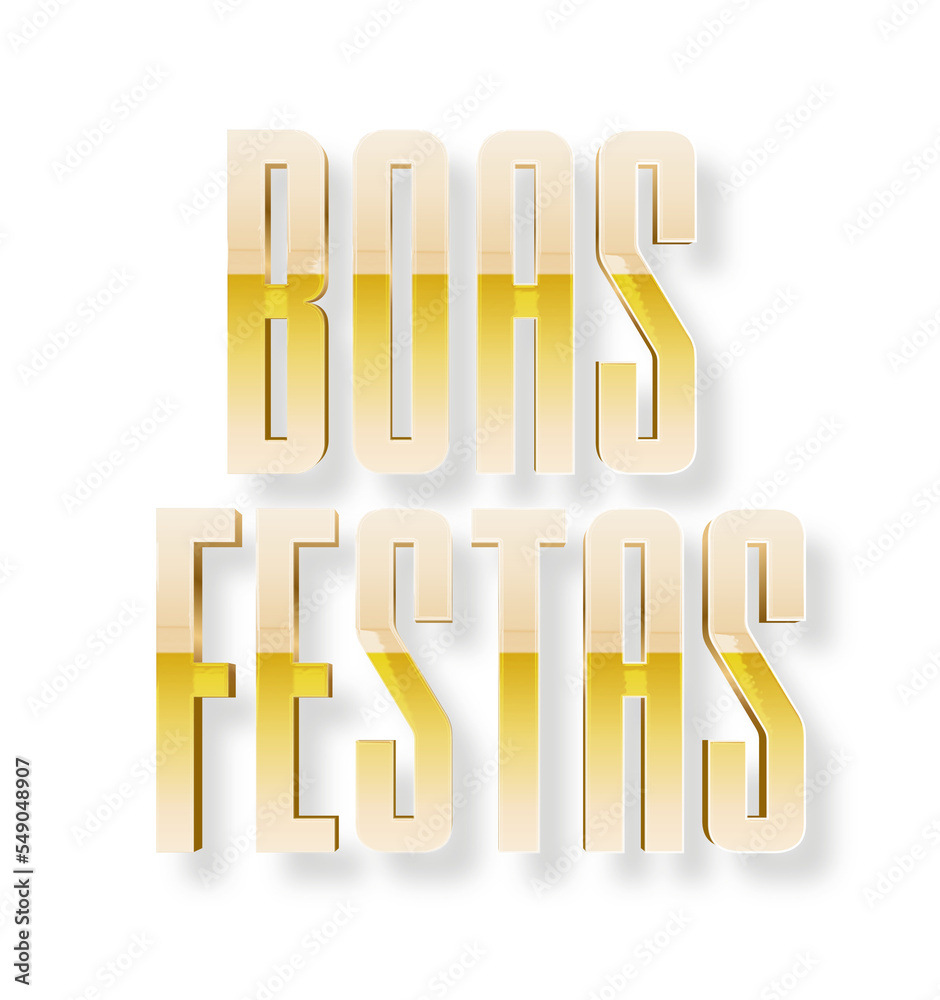 Boas festas estilo 3d para campanhas de fim de ano e composições de ano ...