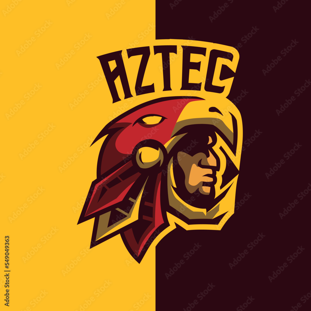 aztec logo, esport logo, gaming logo, logo team, aztec Stock Vector ...