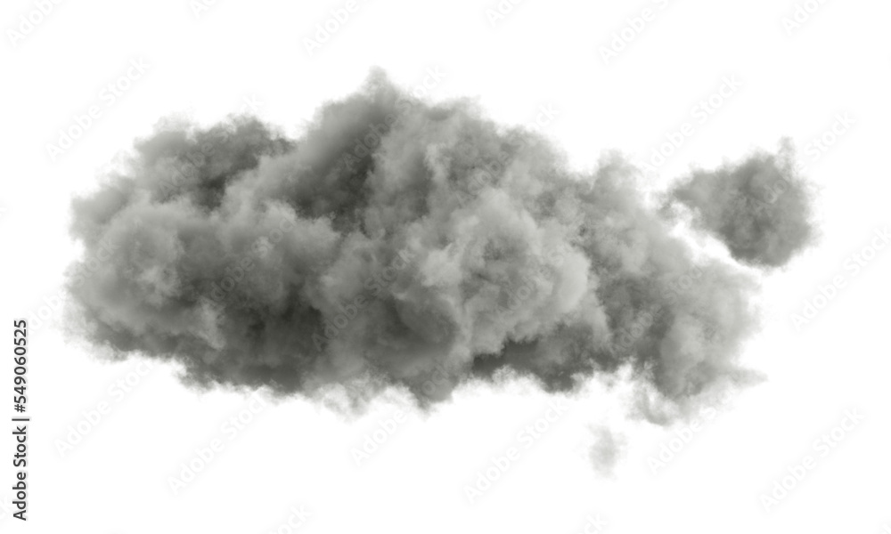 Darkness cloud fluffy shape transparent backgrounds special effect 3d ...