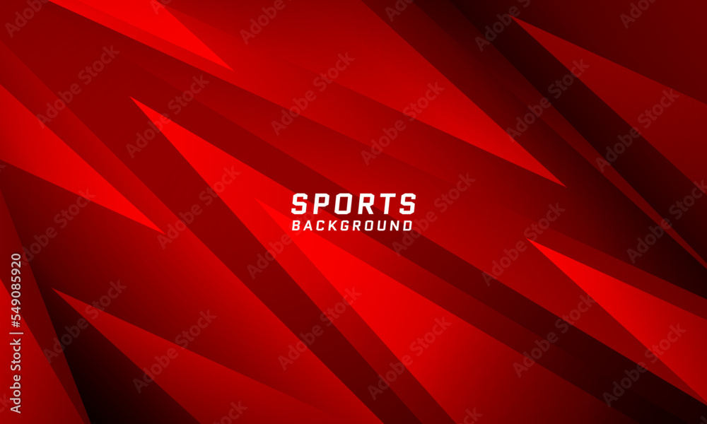 dark red sport background with abstract geometric shape Stock Vector ...