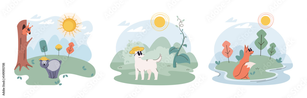 Climate change concept. Global warming metaphor. Nature environment ...