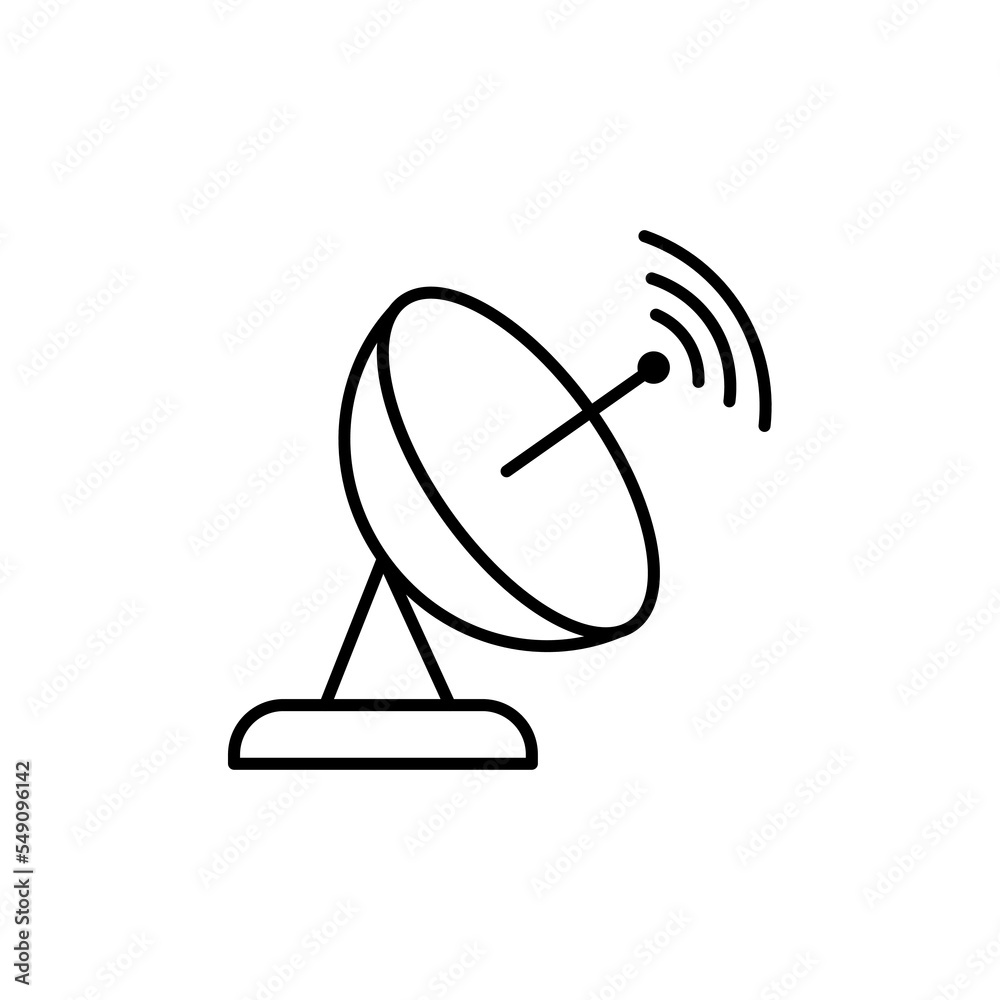 Antenna icon, vector illustration. Flat design style. vector antenna ...