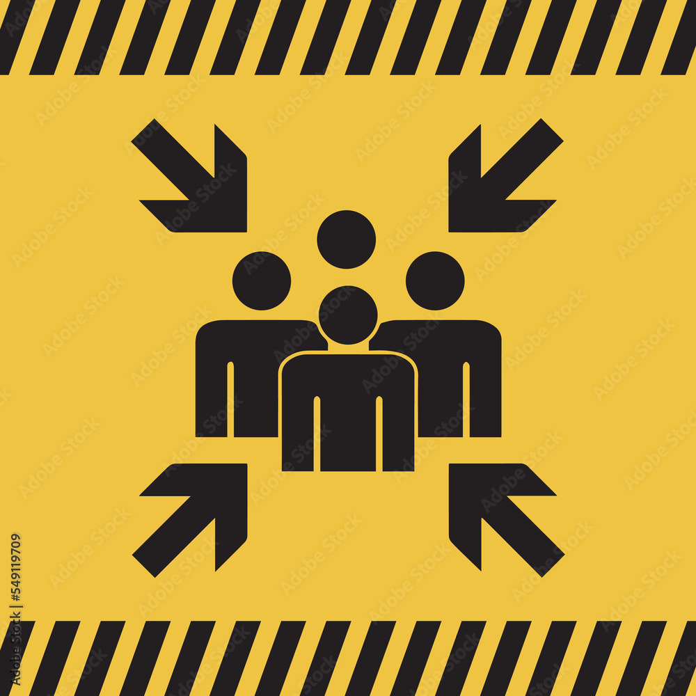 Logo point de rassemblement. Stock Vector | Adobe Stock